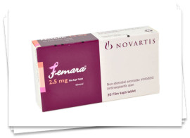 Femara, 2.5 mg Letrozole Tablets, Femara 2.5mg Tab Supplier.